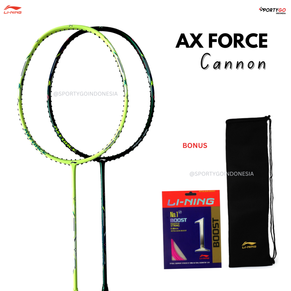 Badminton racket lining AX Force CANNON Original Li-Ning AXFORCE ...
