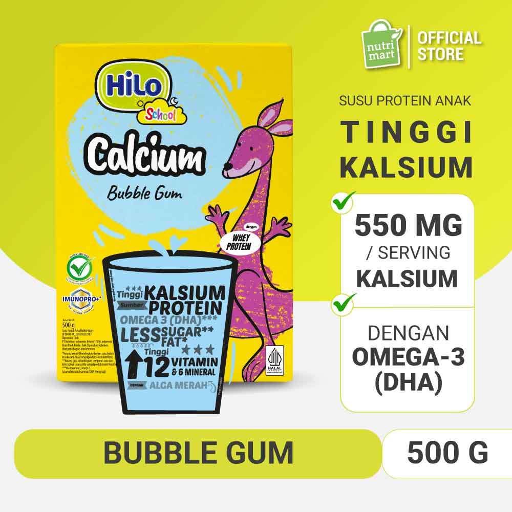 Hilo School Bubble Gum 500 grams - High Calcium, Lower Fat Milk ...