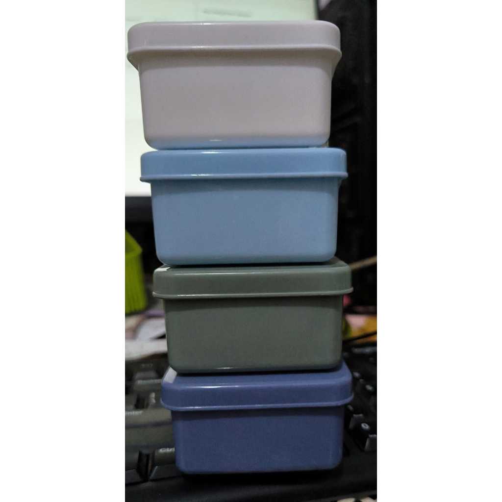 Multipurpose PLASTIC BOX SET CONTAINS 4pcs (7cm x 7cm x 4cm) | Shopee ...