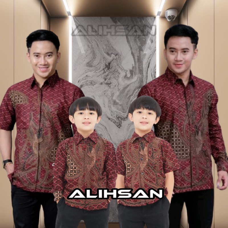 KEMEJA The Newest Couple Batik Father And Son || The Latest Modern ...