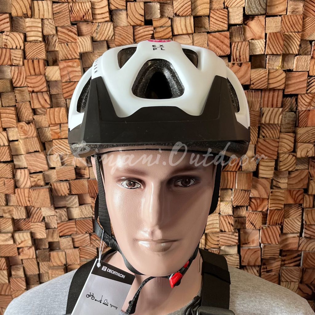 Mtb BIKE HELMET ST 100 WHITE DECATHLON HELMET SPEDA DAILY HELMET SPEDA ...