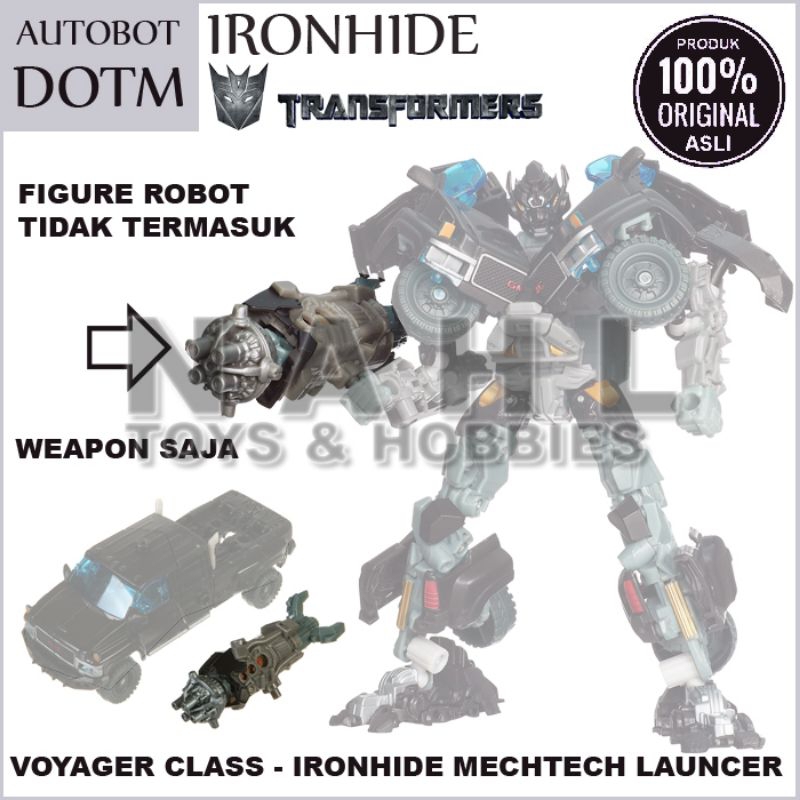 Transformers Autobot DOTM, Voyager Class Ironhide Mechtech Launcher ...
