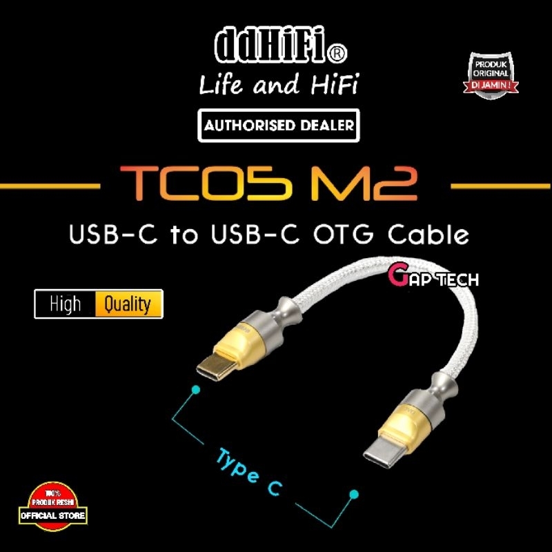 Dd DD DDHIFI TC05 M2/TC 05 M2/TC05M2 USB-C to USB-C OTG Cable Original ...