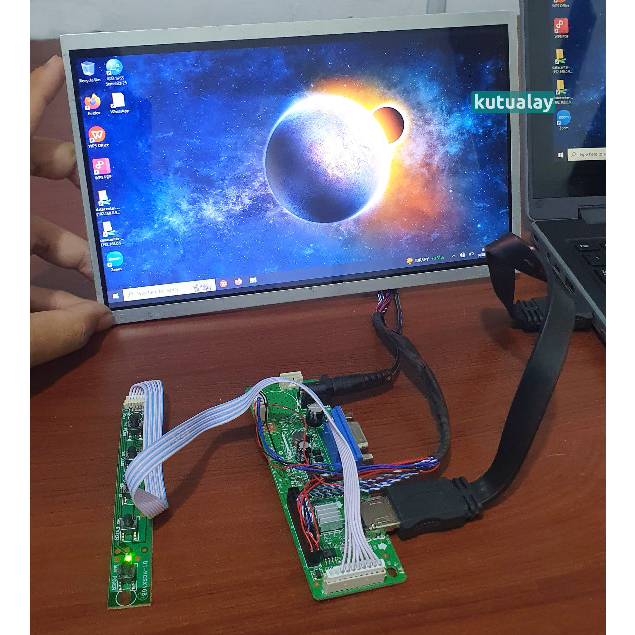 Diy Package 10.1 Inch Monitor HDMI Input VGA 5v LCD External 10 Inch ...