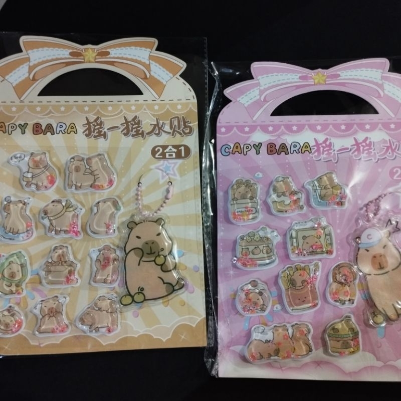 GANTUNGAN Water sticker and capybara hanger | Shopee Philippines