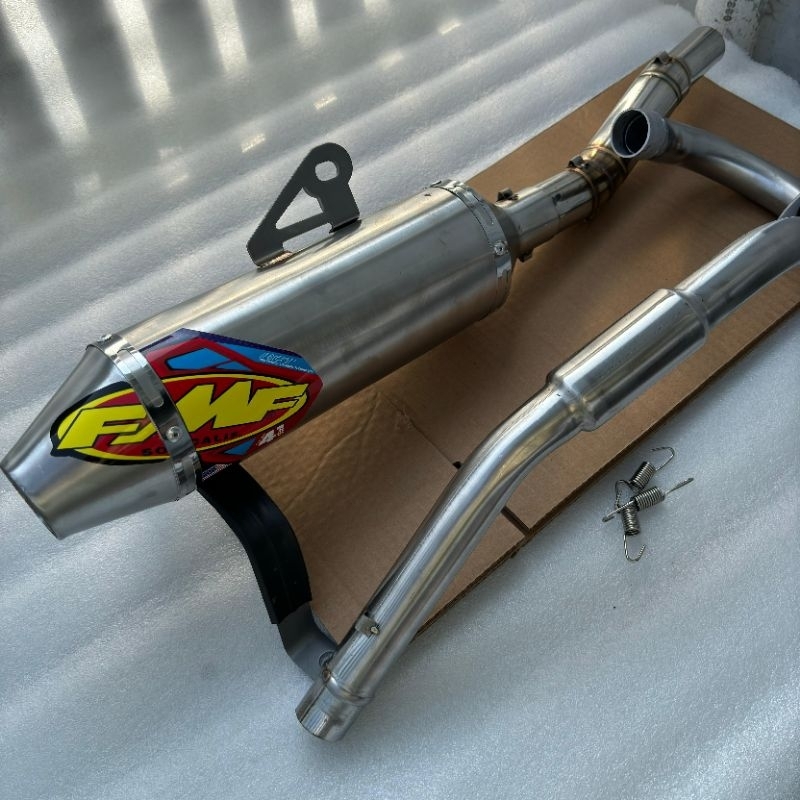 Exhaust racing pipe muffler boom ksr110, ksr110 MSX pro racing fmf f4 ...