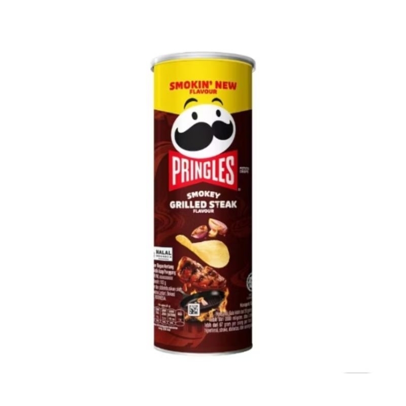 Pringles Smokey Grilled Flavor Steak 102gr | Shopee Philippines
