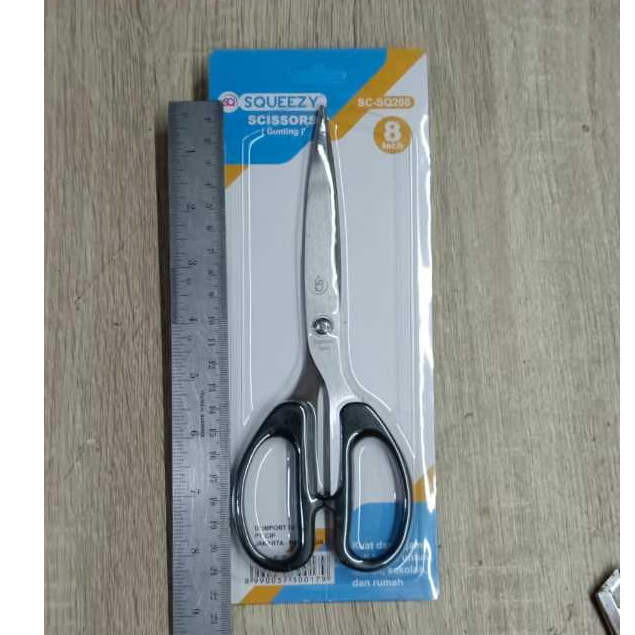 Stainless Paper Cloth Scissors / School Office Scissors / SC-SQ208 ...