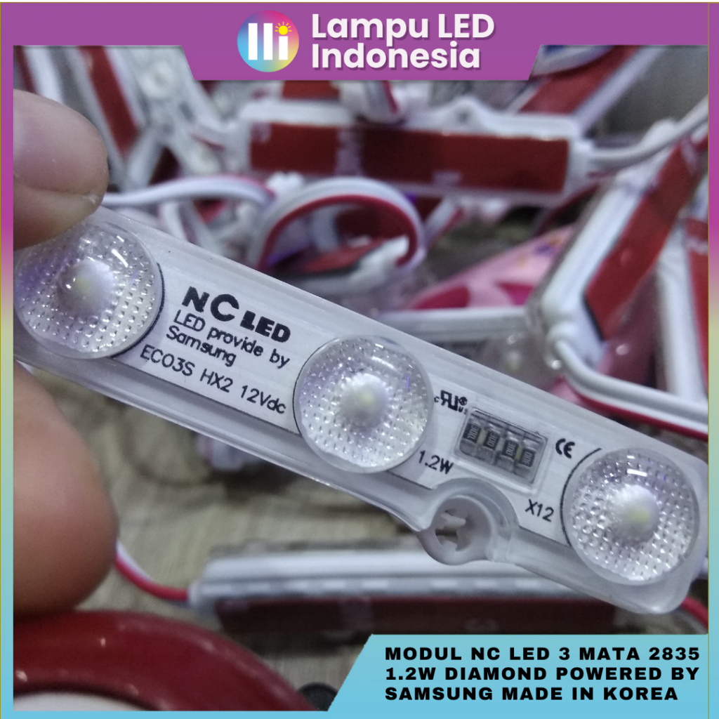 MATA LIGHT MODULE NC LED 3 EYES 2835 1.2W DIAMOND POWERED BY SAMSUNG ...