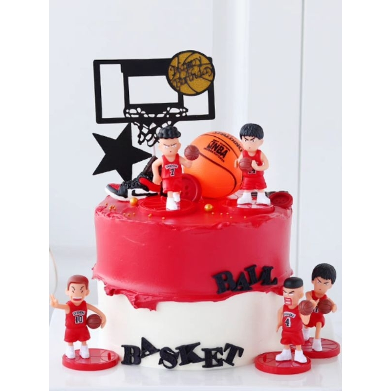 Basketball Theme Cake Decoration/Basketball Cake Decoration/Slam Dum ...