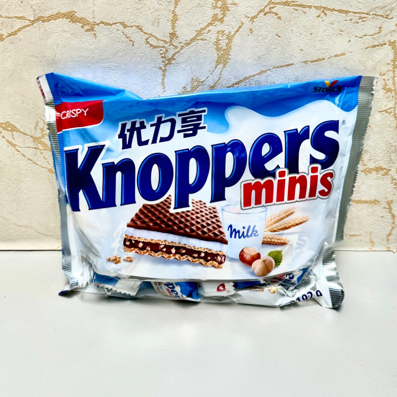 Knoppers Mini Chocolate Wafer Snack Unit Import | Shopee Philippines