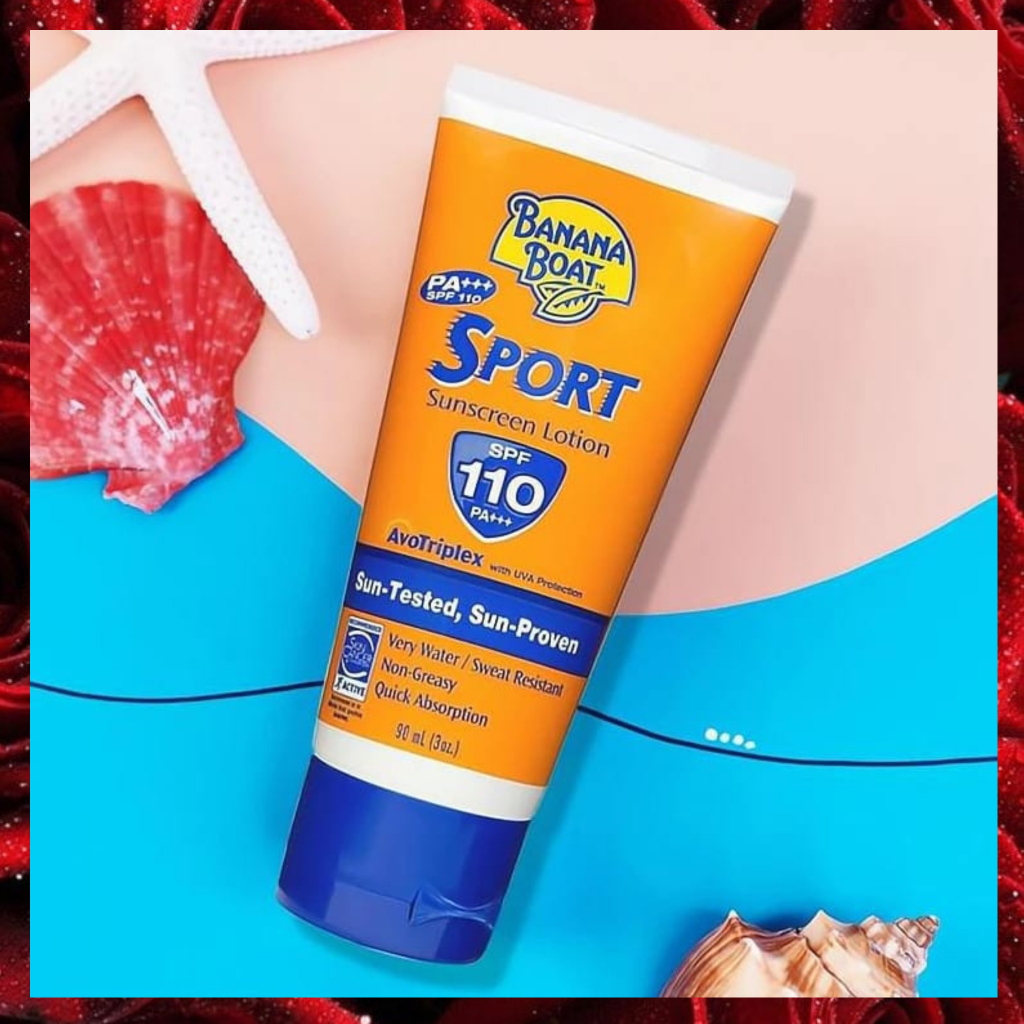 Banana Boat Sport Sunscreen Lotion/ Sunblock SPF 110 PA+++ 90ml ...