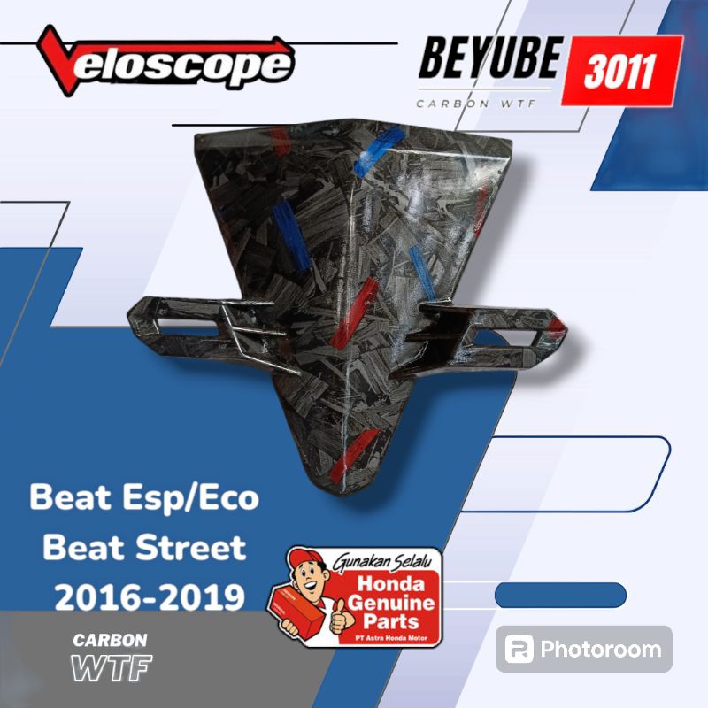 Tie cover // Plate Holder no Carbon FORGED Color honda beat esp honda ...