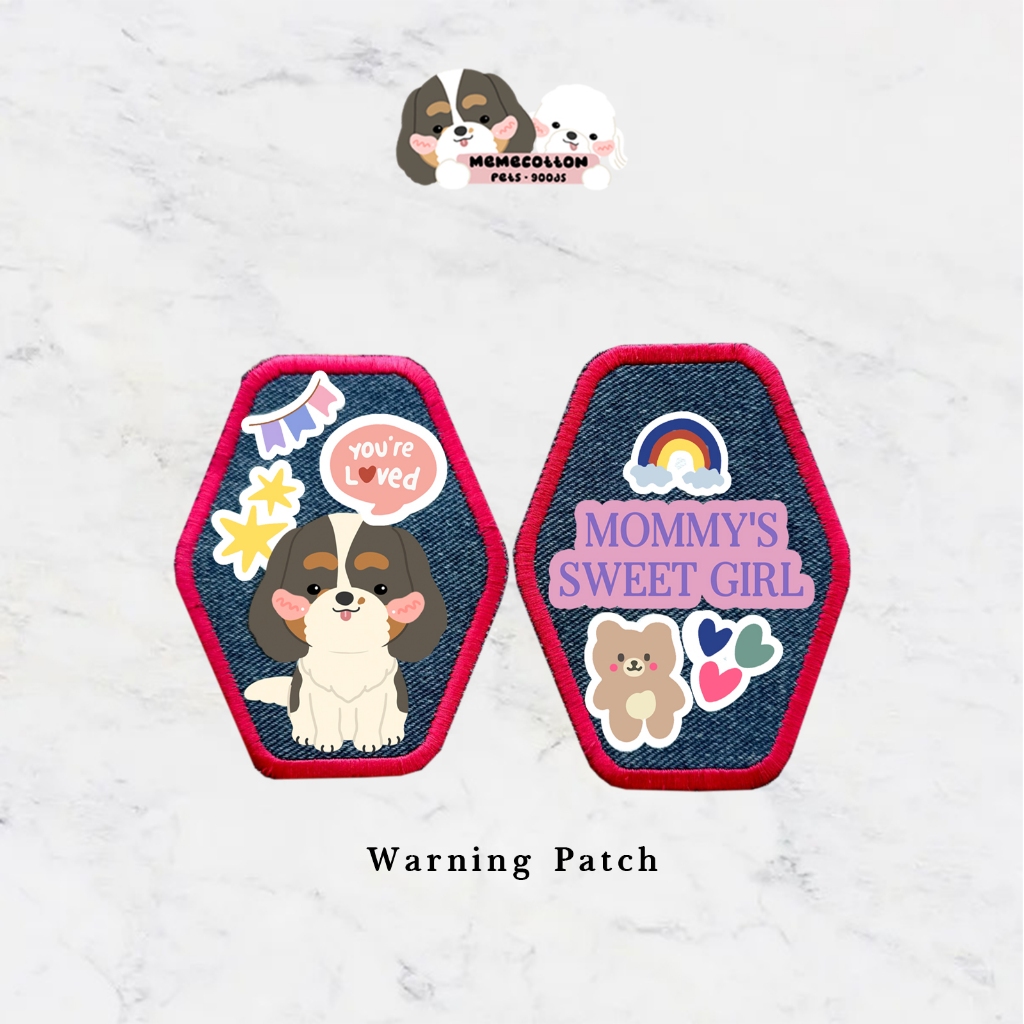 Warning PATCH CUSTOM DIY dog cat | Shopee Philippines
