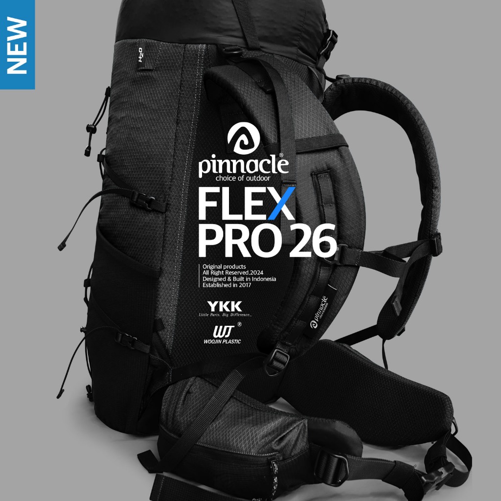 Pinnacle Pro Official Flex Pro 26L Backpack Diamond Gridstop - Black ...