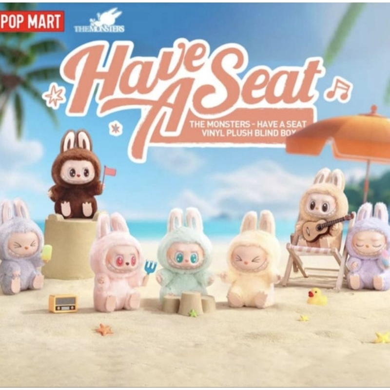 Labubu V2 HAVE A SEAT - THE MONSTERS VINYL PLUSH BLIND BOX VERSION 2 ...
