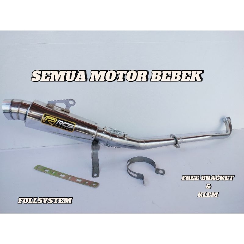 Rcb racing Exhaust KEPET all Duck series,jupiter,vega,revo,shogun ...