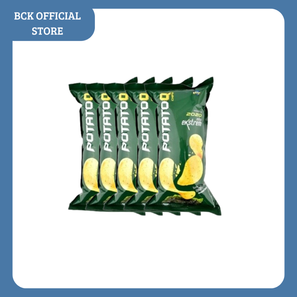 Potatoq Chips Snack Processed Seaweed Potato 10x22gr (Mecca) | Shopee ...
