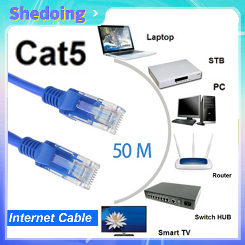 Cat5 Lan Cable Outdoor Internet Lan Cable 50 Meters Outdoor Lan Ftp UTP ...