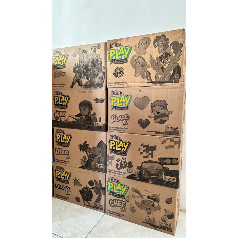 1 carton of RELAXA PLAY all variants contains 12 boxes ( Gummy Candy ...
