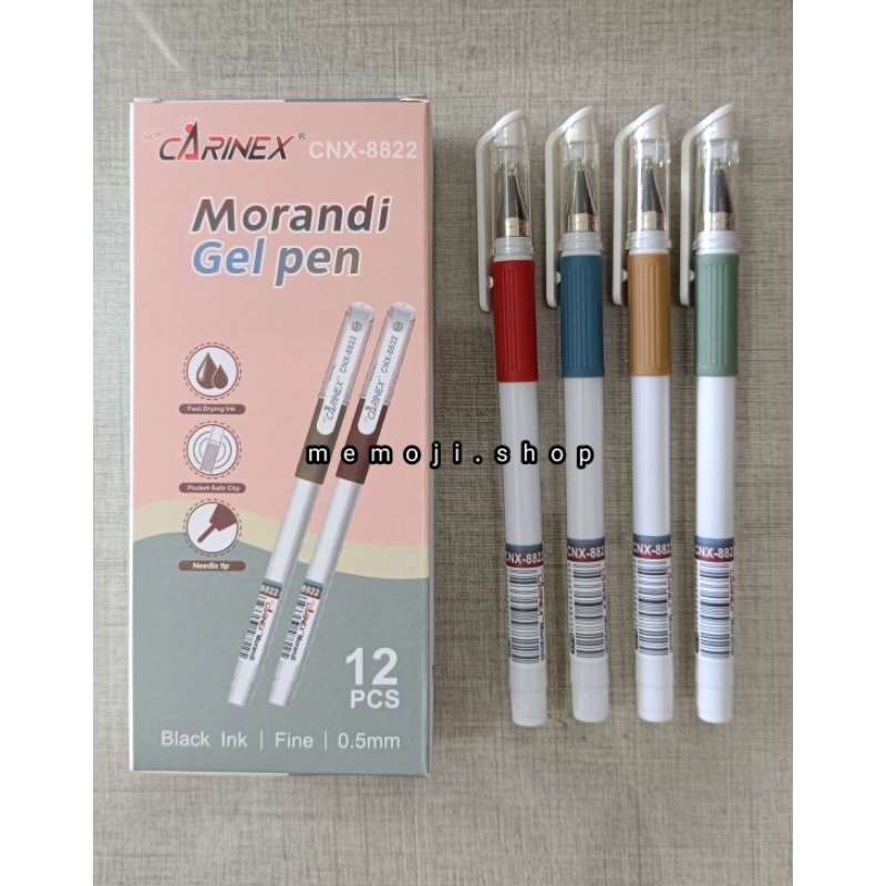 CARINEX CNX-8822 Morandi Gel Pen (12pc) | Shopee Philippines