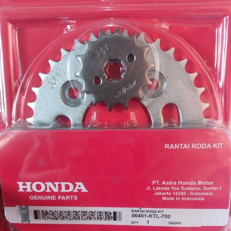 Gear SET GEAR SET GEAR SET HONDA SUPRA X 125/SUPRA FIT KTL | Shopee ...