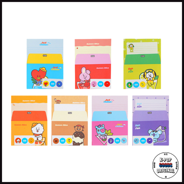 Bt21 Shape Punching Paper 2nd Mang Shooky RJ Chimmy Koya Cookie Tata ...