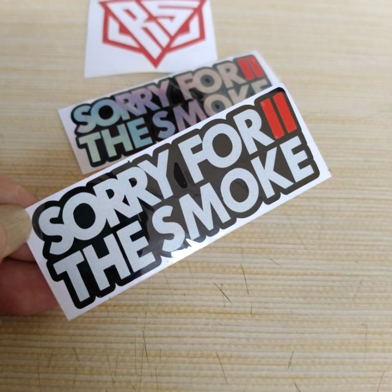 Sorri CUTTING Sticker FOR THE SMOKE | Shopee Philippines