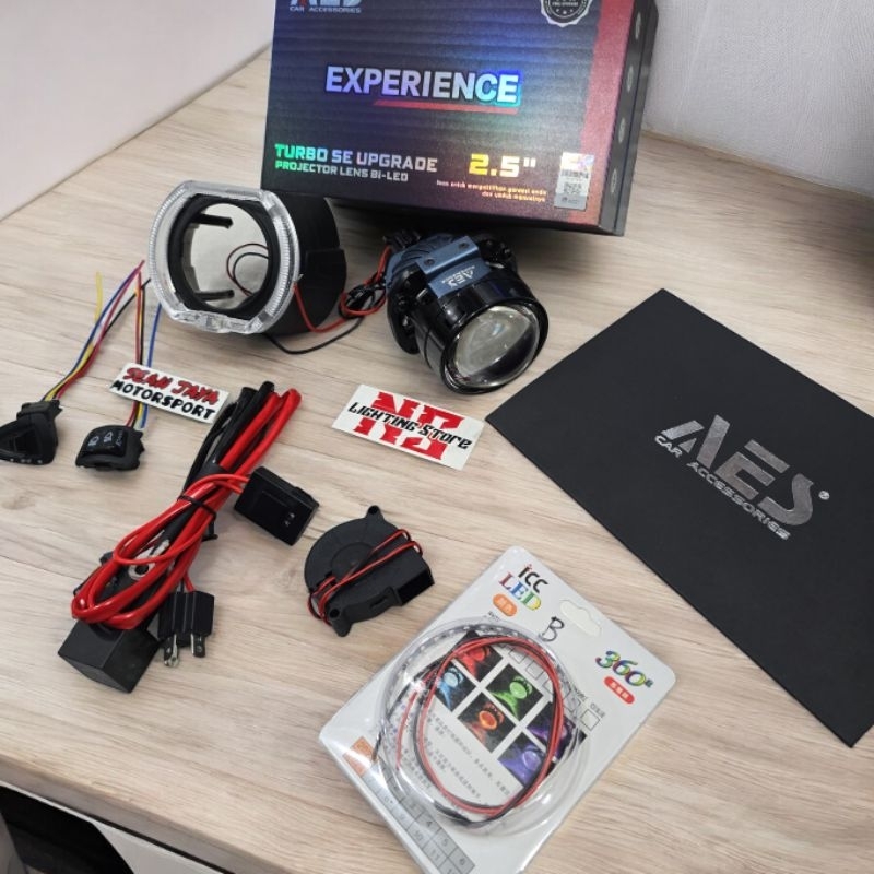 Proji PROJECTOR BILED AES TURBO EXPERIENCE 60WATT BEAT Carburetor BEAT ...