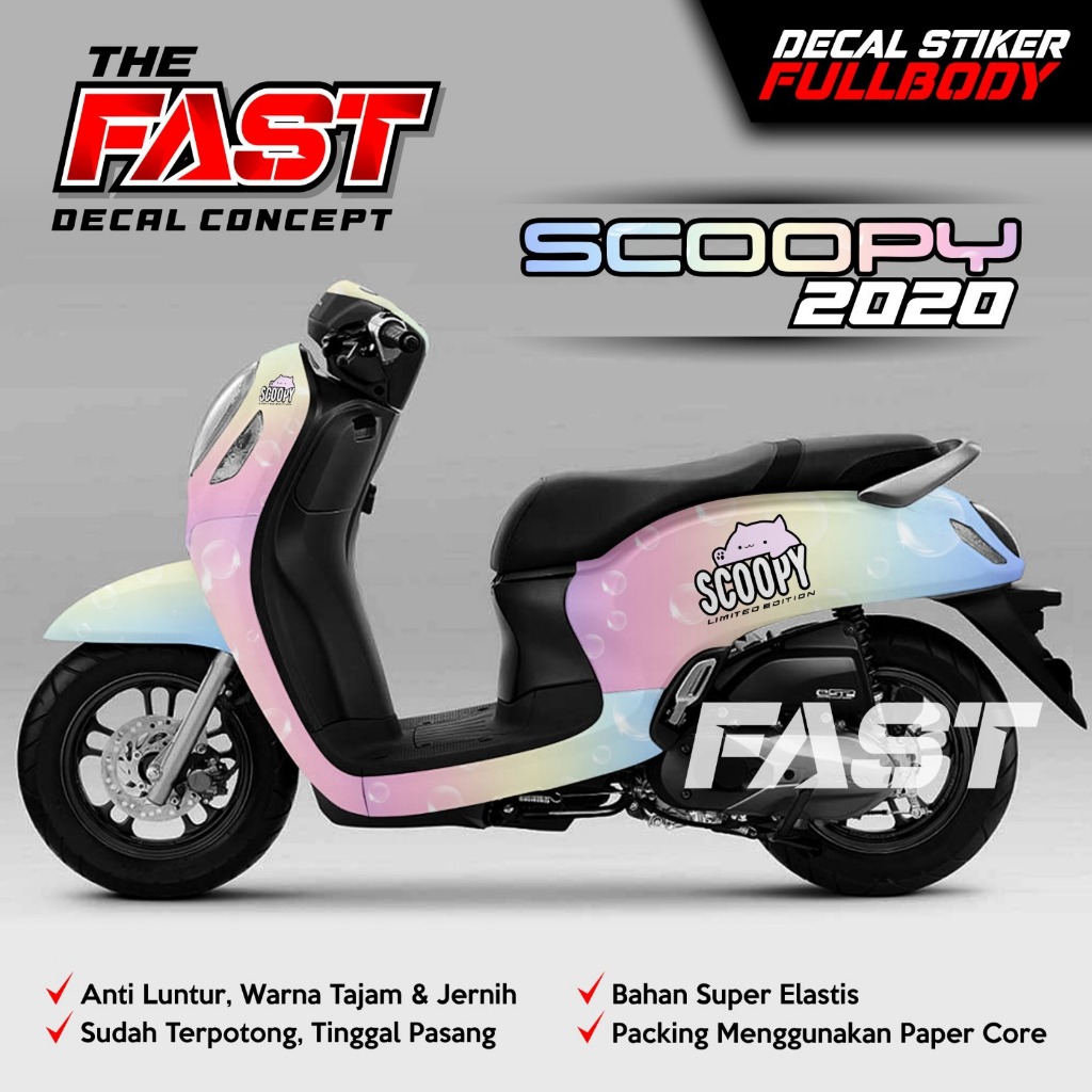 Honda Scoopy Decal Fullbody Limited Sticker 2021-2022-2023-2024 ...