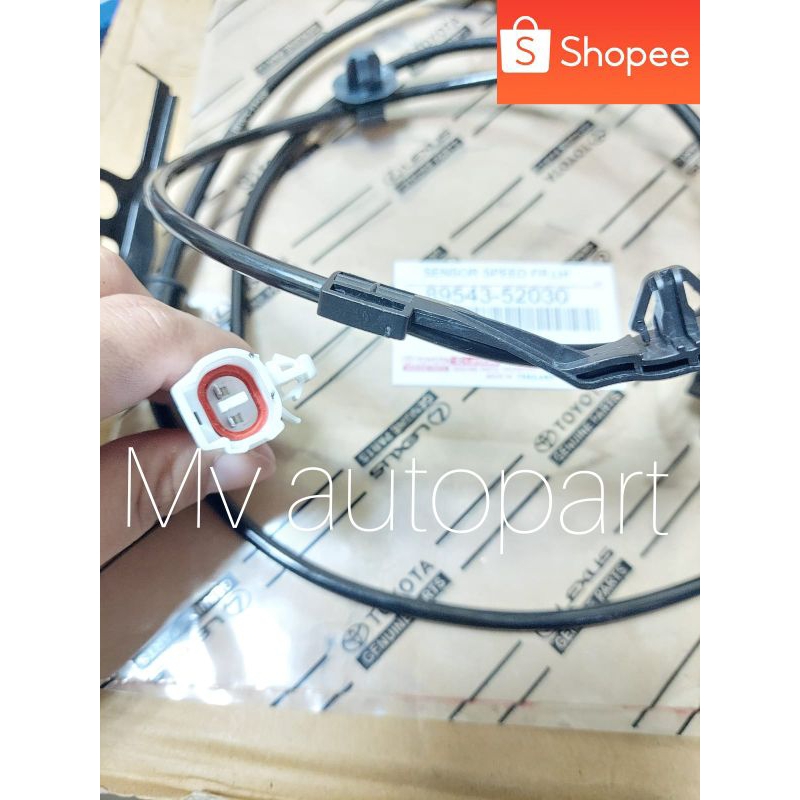 Front speed Sensor Abs LH Left speed Sensor Toyota Yaris Original ...