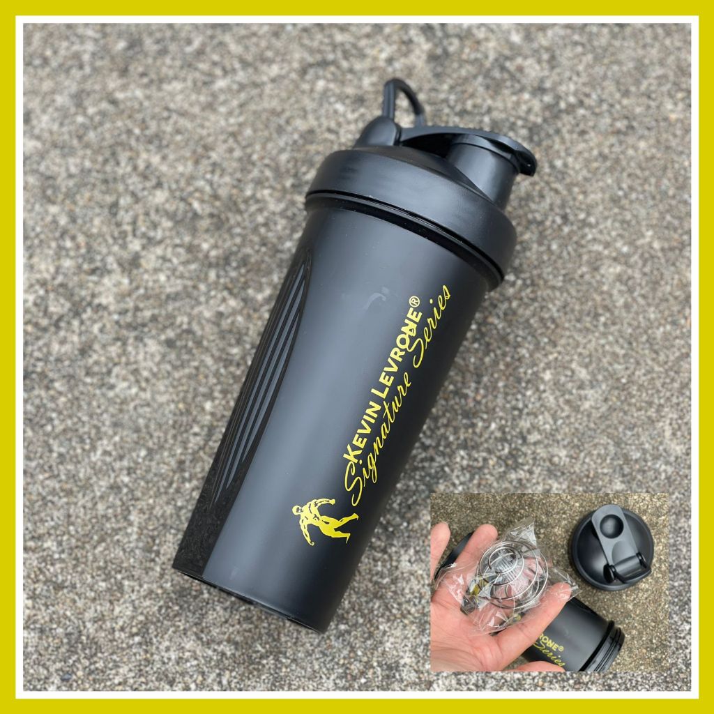Shaker KEVIN LEVRONE BLACK 700ml Shaker Bottle BPA FREE & FOOD GRADE ...