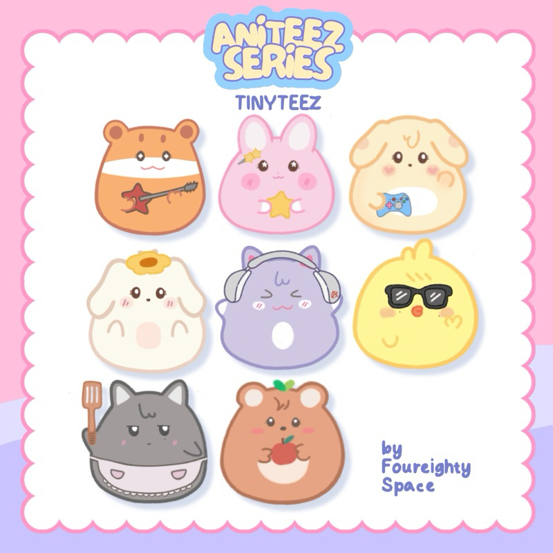 Aniteez SERIES: ATEEZ Phone Charm & Sticker Pack | Shopee Philippines
