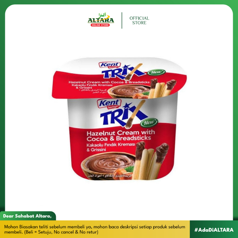 Kent Trix Hazelnut Cream Stick with Cocoa and Breadsticks 56gr | Shopee ...