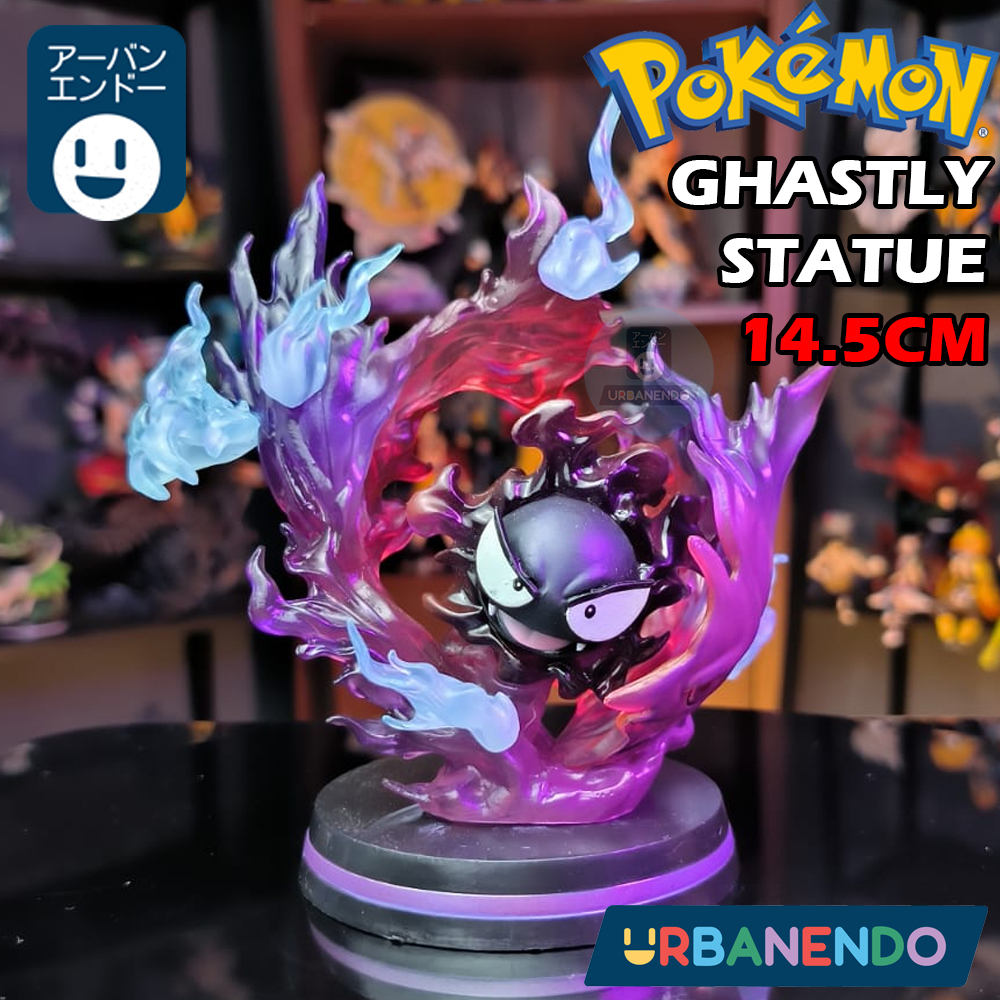 Action Figure Ghastly Pokemon Statue size 14.5cm Gengar Hunter Car ...