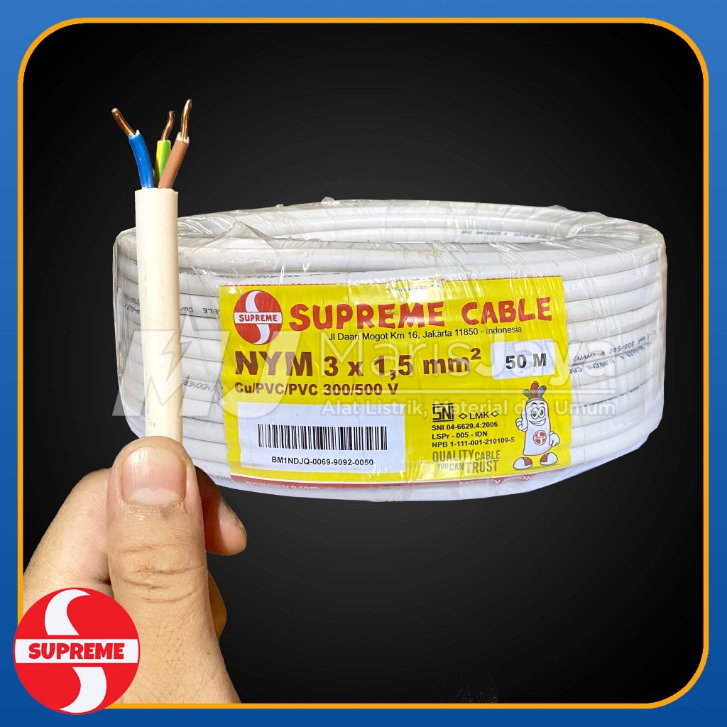 SUPREME NYM Single Cable 3x1.5 mm (PER METER) | Shopee Philippines