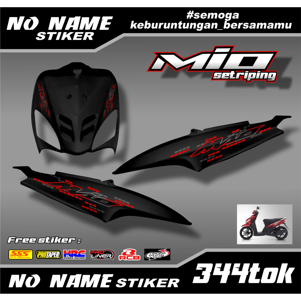 Mio Striping Sticker 110 Smile/ Sticker GP Ducati Variation (344tok ...