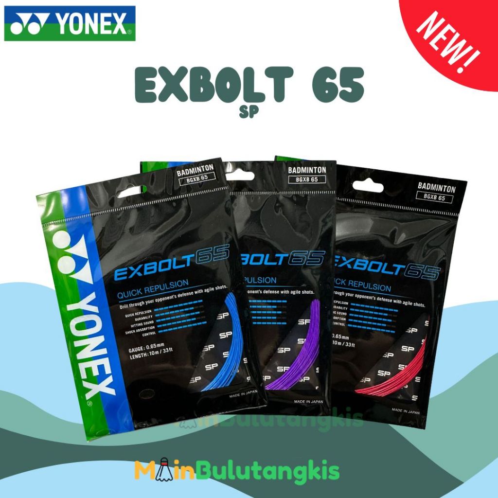 Original Yonex Exbolt 65 SP Badminton Racket Strings | Shopee Philippines