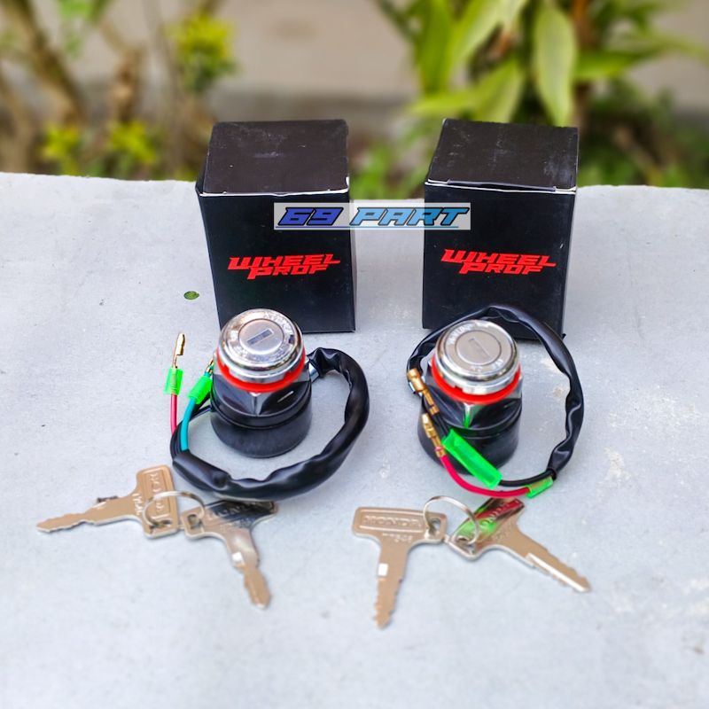 Honda cb TWIN 125 ignition key 2 & 4 cable coded similar to the ...