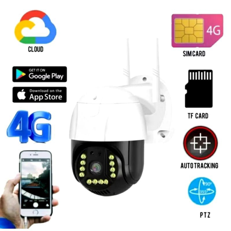 New CCTV IP OUTDOOR SIM CARD 4G V380PRO 8MP WITHOUT WIFI SIM CARD ...