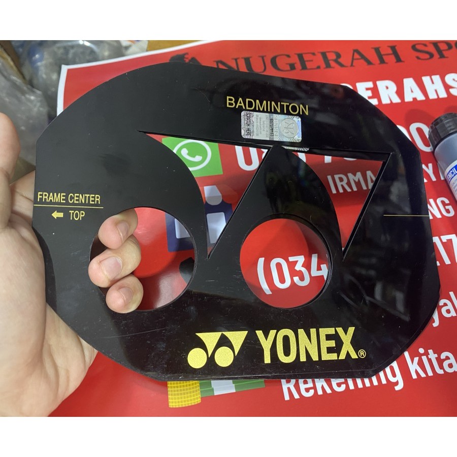 ORIGINAL YONEX Badminton Racket String Screen Printing Stencil Logo ...