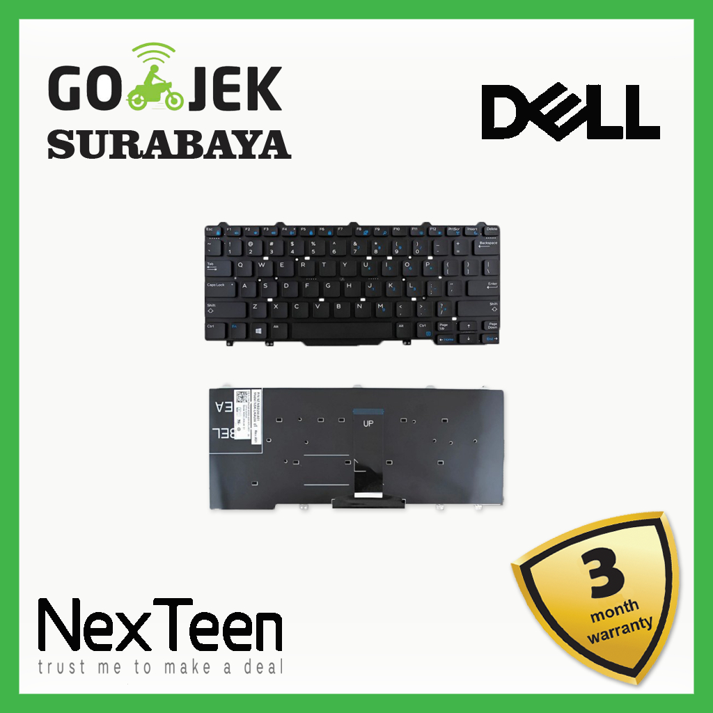 Original Dell Latitude Keyboard 3340 E3340 E5470 E5450 E7450 3350 7450 ...