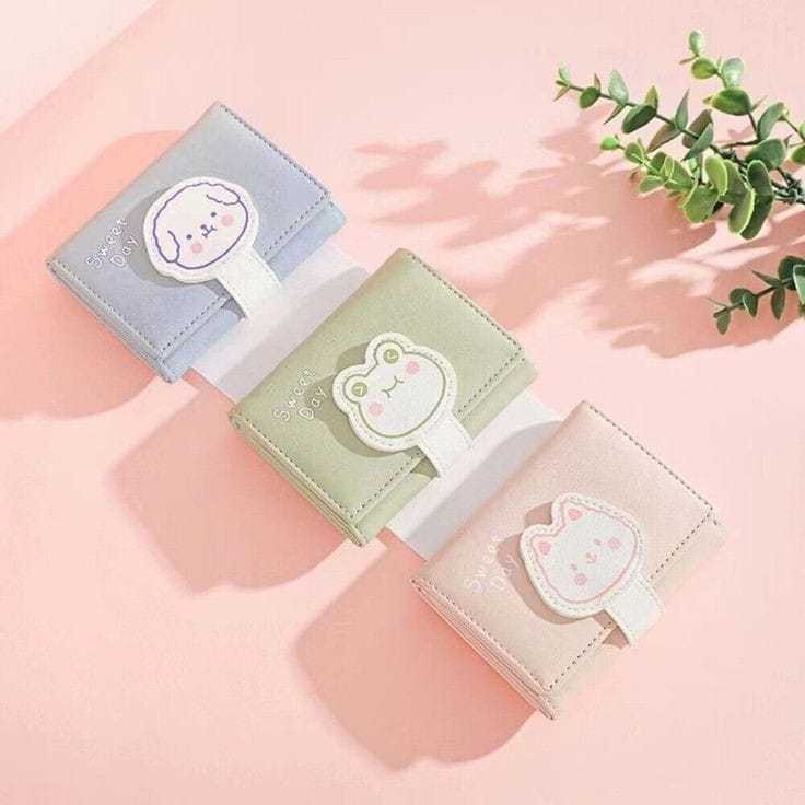 Beautiful Women's Character Folding Wallet, Cute Animal Model Emart ...