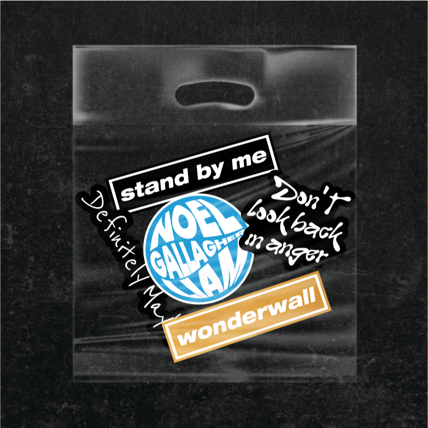Oasis Quotes Lyrics Band Vinyl Waterproof Sticker | Shopee Philippines
