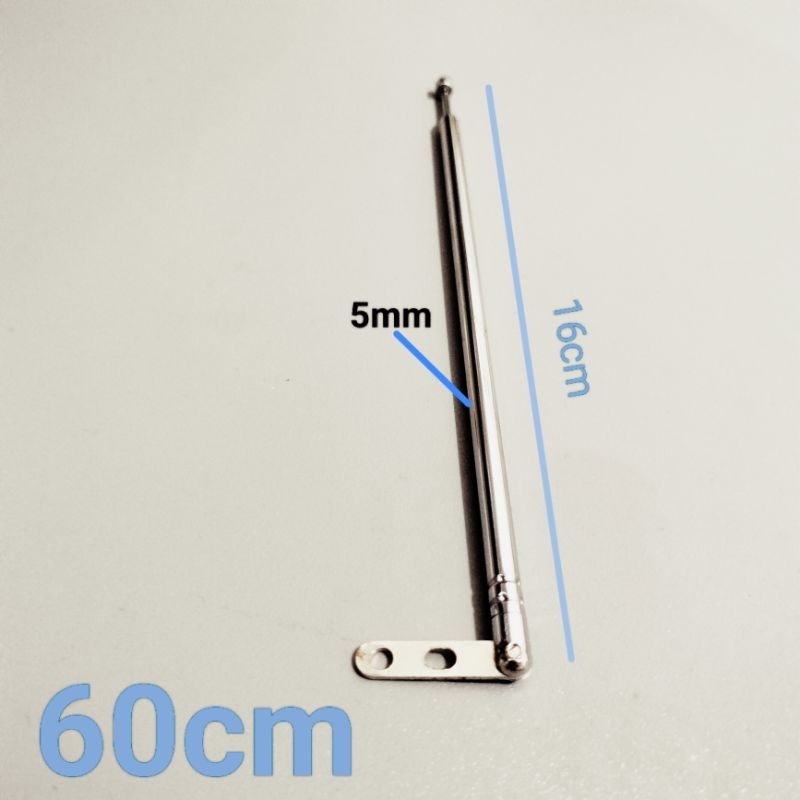 Fm AM Radio Pull Bend Antenna 16cm 60cm Brass Iron | Shopee Philippines