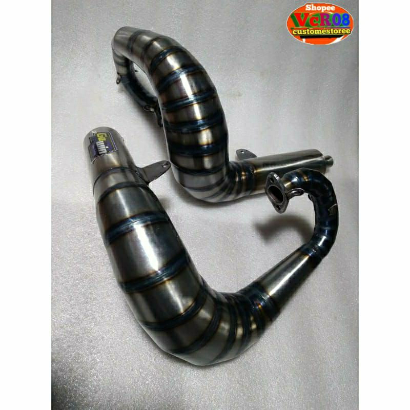 MESIN Mini GP 50-63CC GOD EXHAUST SUPER SCRATCHING SOUND PNP GOPED 50CC ...