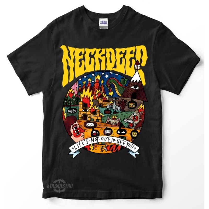 Neckdeep LIFE CIRCLE band t-shirt Greenday Blink182 deep pop punk neck ...