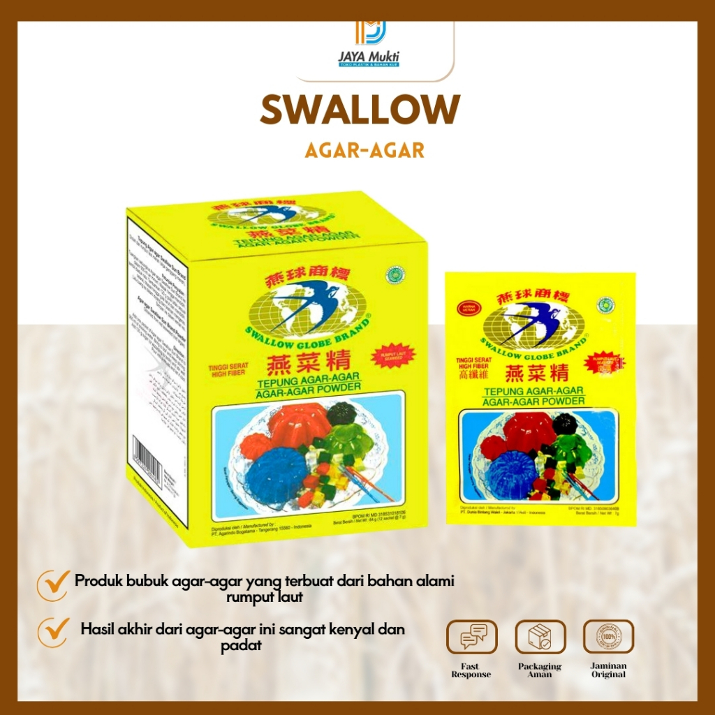 Swallow Globe Agar-Agar 1 box | Shopee Philippines