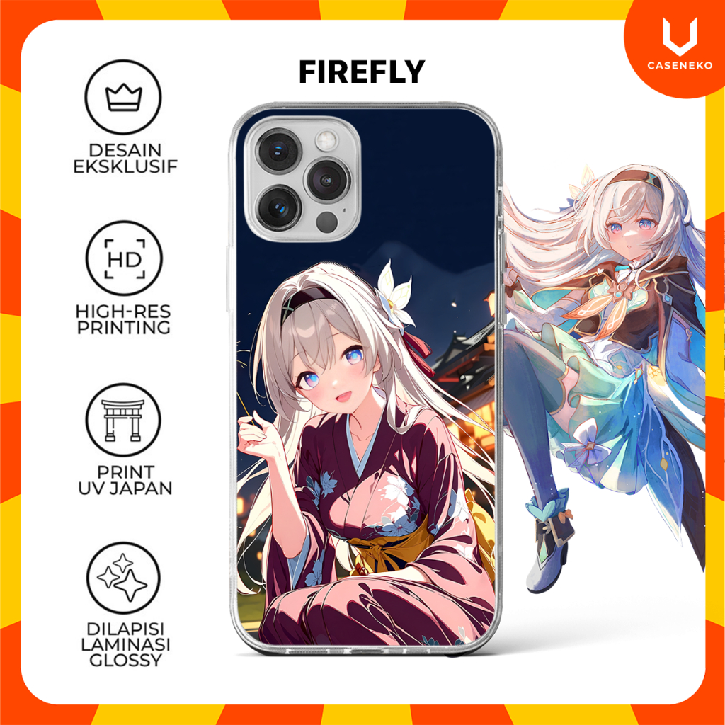 Custom Casing HP Firefly Hanabi Honkai Star Rail HSR Phone case 1 ...