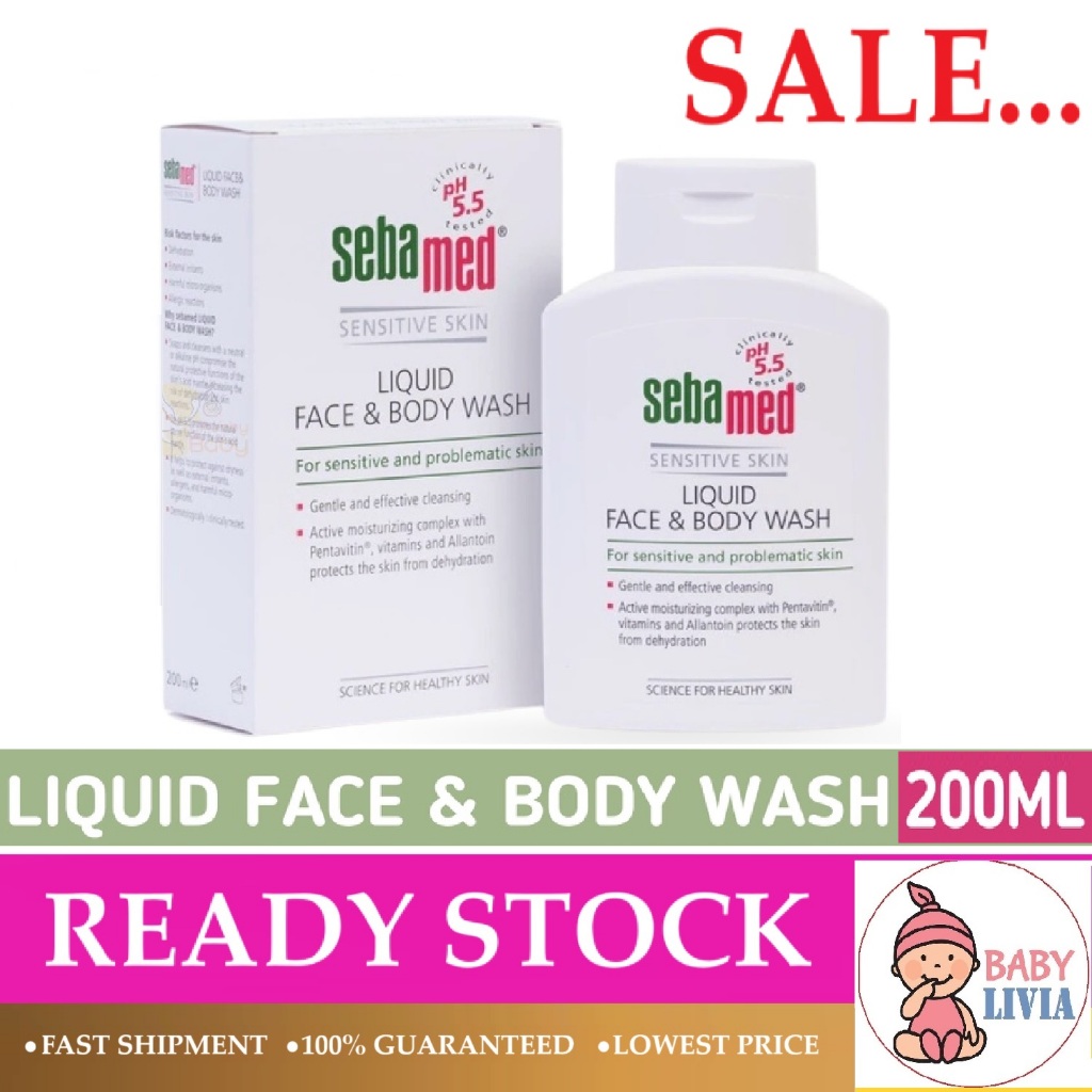 SEBAMED LIQUID FACE & BODY WASH 200ML - ORIGINAL | Shopee Philippines
